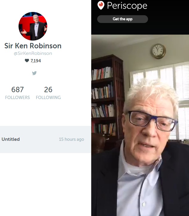 Sir Ken Robinson speaks on outdoor play | Rethinking Childhood